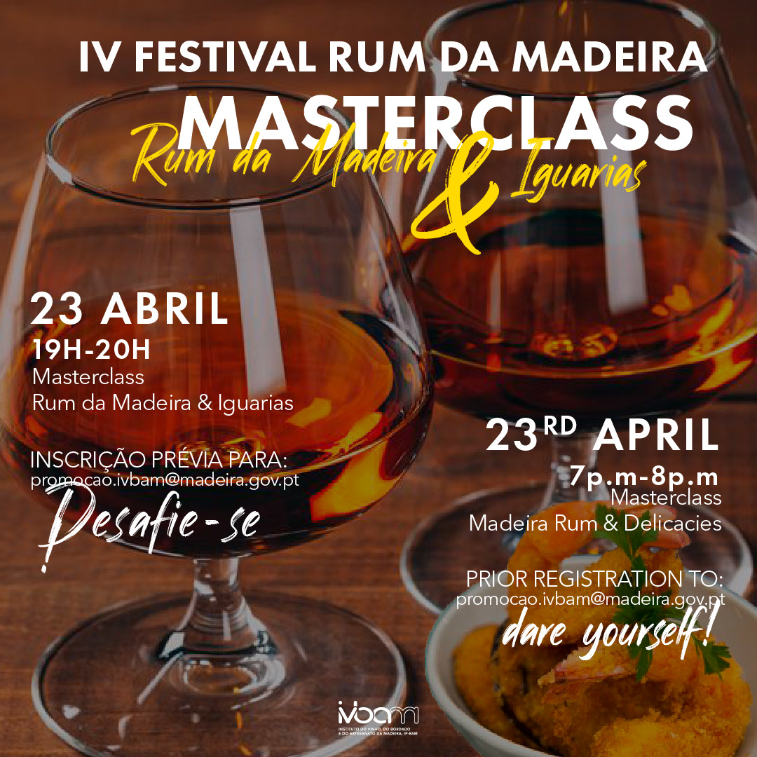 Masterclass Rum da Madeira & Iguarias - Rum da Madeira